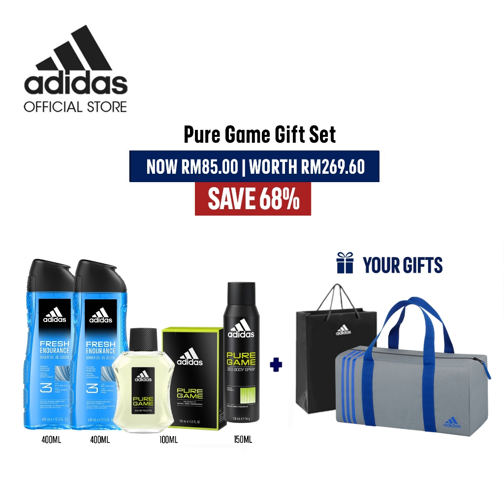 Adidas Pure Game Gift Set | Shopee Malaysia