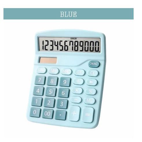 𝐒𝐎𝐋𝐀𝐑 / 𝐁𝐀𝐓𝐓𝐄𝐑𝐘 Dual Power Mode 12 Digits Calculator Big LCD Display Electronic Calculators ...