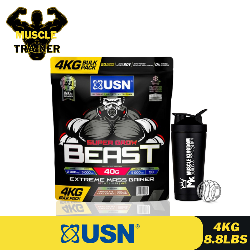 USN Super Grow Beast Extreme Mass Gainer (4KG) | Shopee Malaysia