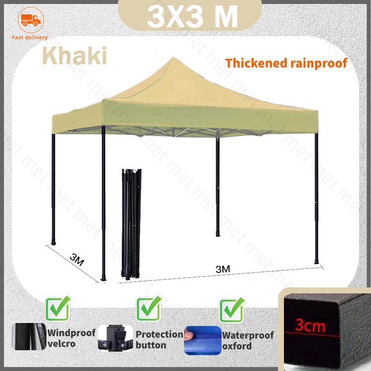 Heavy Duty 10x10 Folding Canopy Tent Set with Side Wall High Quality ...
