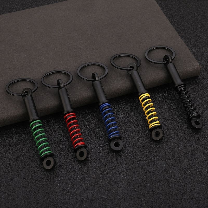 Universal Adjustable Alloy Car Interior Suspension Keychain Coilover ...