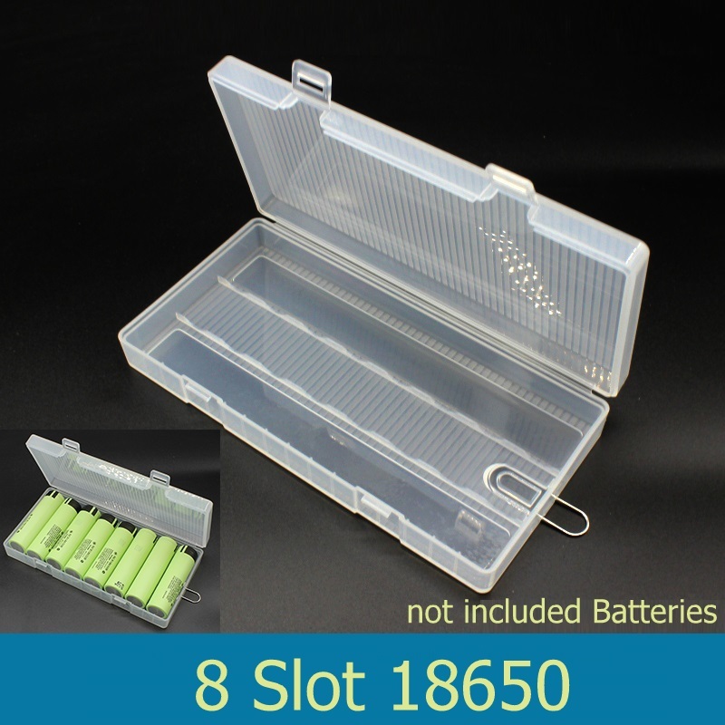 AA AAA 18650 26650 21700 Battery Case Batteries Hard Casing Box ...