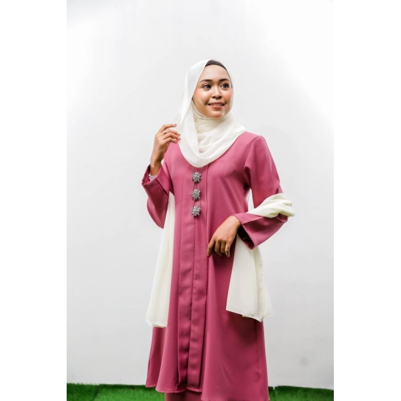 Kebaya Labuh Che Emma Klasik S to 3xl V1 (cutting loose) | Shopee Malaysia