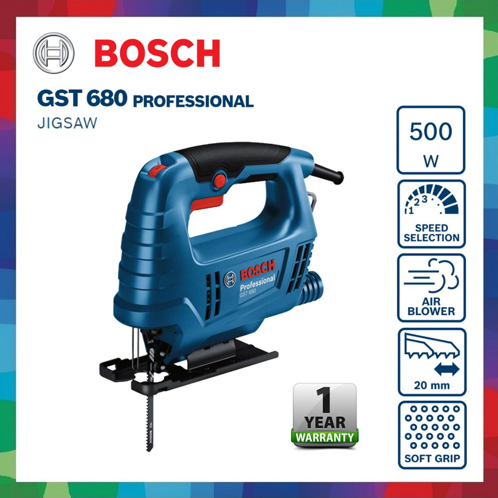 BOSCH Jig Saw GST750 GST680 Mesin JIGSAW GST 700 Mesin potong kayu ...
