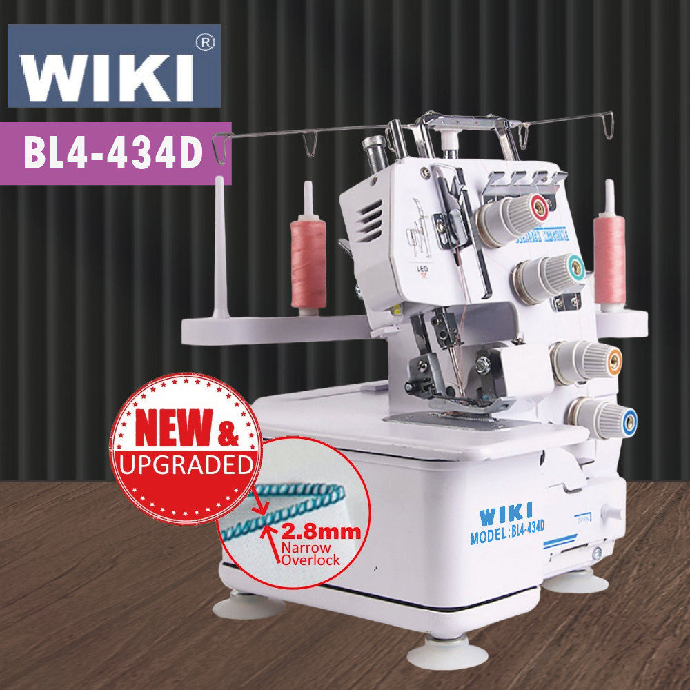 Mesin Jahit Tepi WIKI FN10-4D/ WIKI BL4-434D 4-Threads sewing machine ...