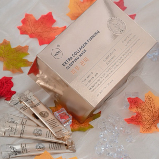 WM Extra Collagen Firming Sleeping Mask (100 Sachets X 4ml) | Shopee ...