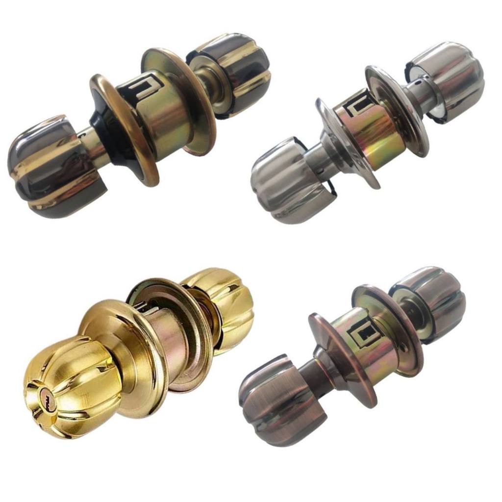 HEAVY DUTY Cylindrical Door Knob Lock Set | Tombol Pintu Bilik Rumah ...