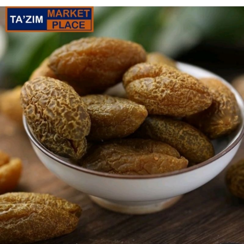 Asam Buah Kana Tanpa Biji | Seedless Dried Olive | Asam Buah Zaitun ...