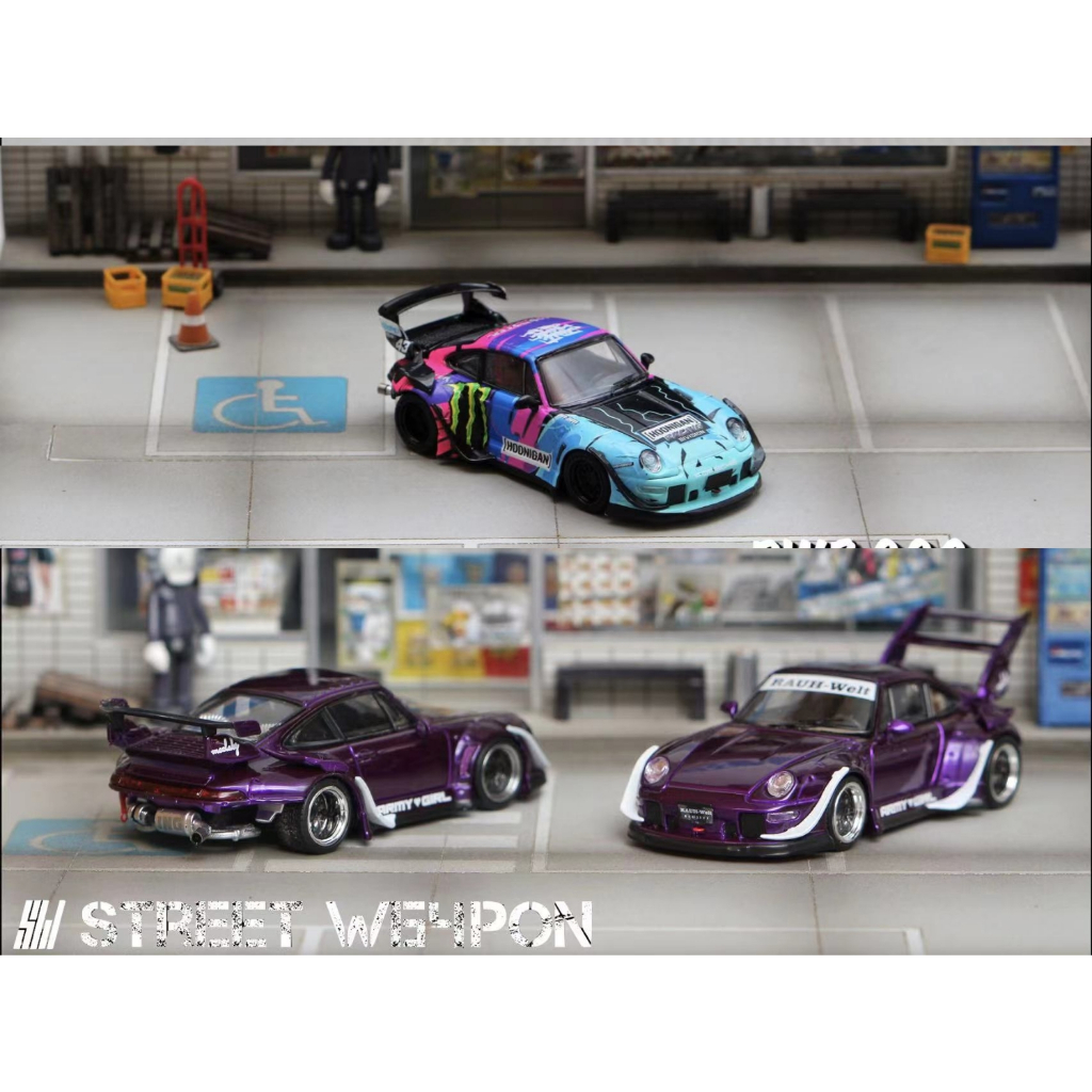 Porsche RWB 993 // Streetweapon 1:64 scale diecast | Shopee Malaysia