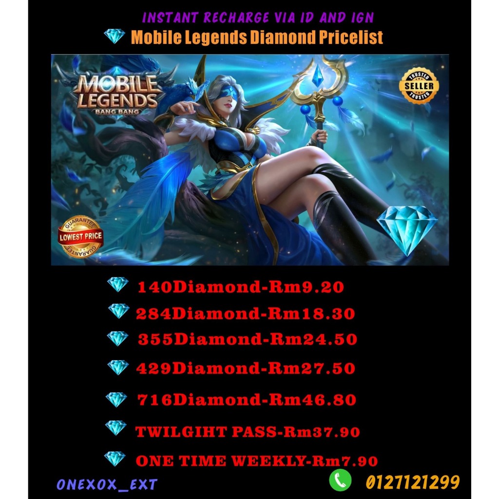 Joki Mobile Legends MLBB Murah Malaysia/ML Boost/Push Ranked/Winrate/ML ...