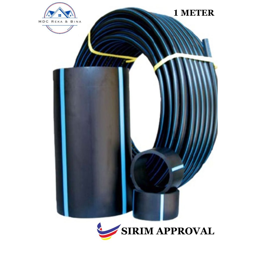 (1 METER)HDPE POLY PIPE SIRIM 20mm 25mm 32mm | Shopee Malaysia