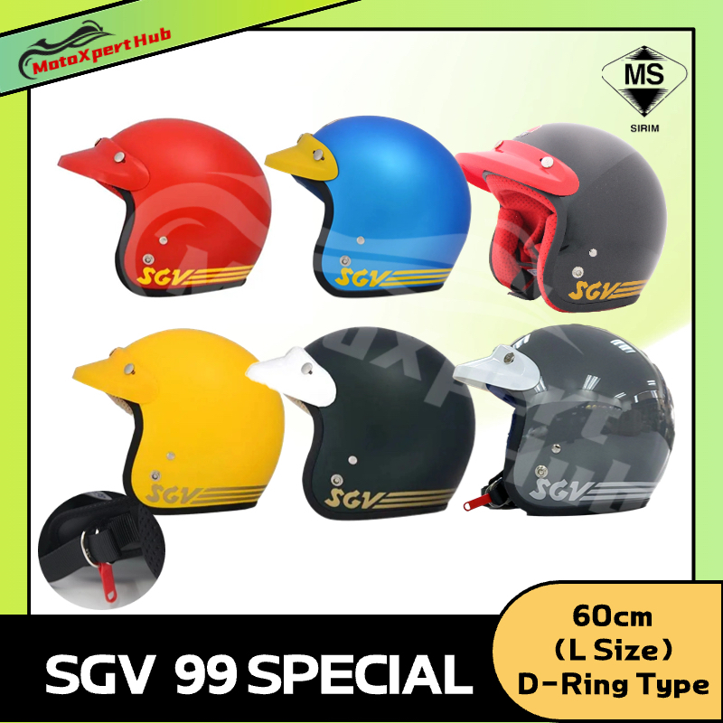 SGV 99 Special Helmet modern grey special dark green yellow 99special ...