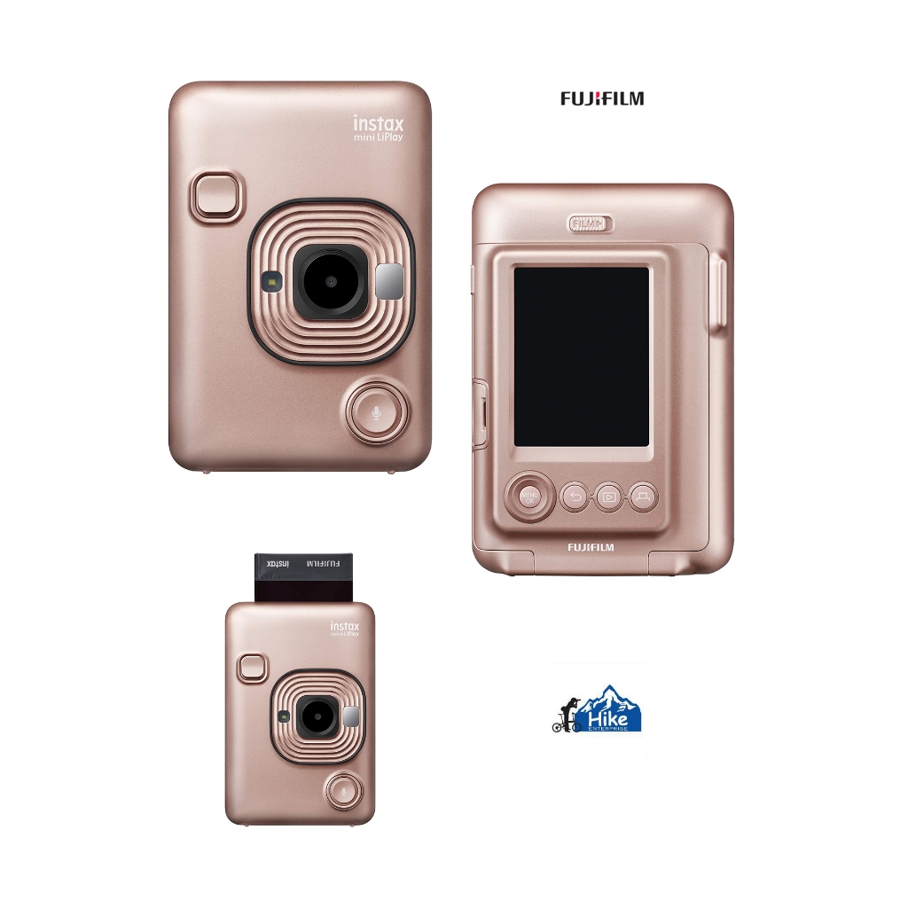 Fujifilm Instax Mini Liplay Hybrid Instant Camera - Blush Gold ...