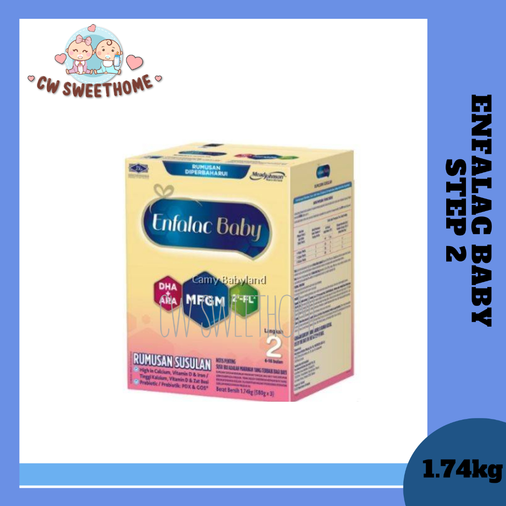 Enfalac Baby Step 2 1.74KG [EXP: 03/2024 , 11/2024 , 8/2024] | Shopee ...