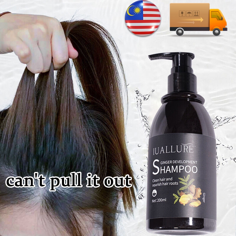 Anti off shampoo Ginger Hair Regrowth Shampoo 200ml Dense Fast Anti ...