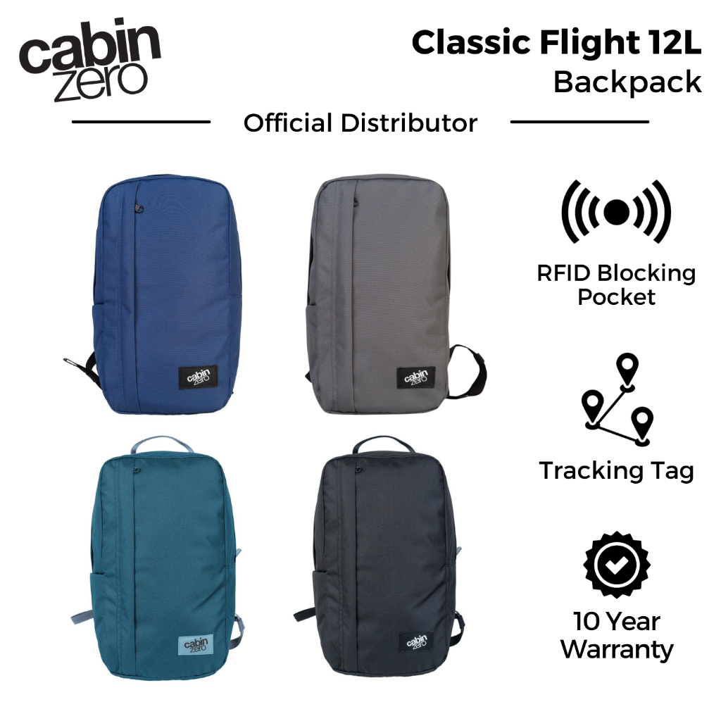 Cabinzero Classic Flight 12L Backpack | Shopee Malaysia