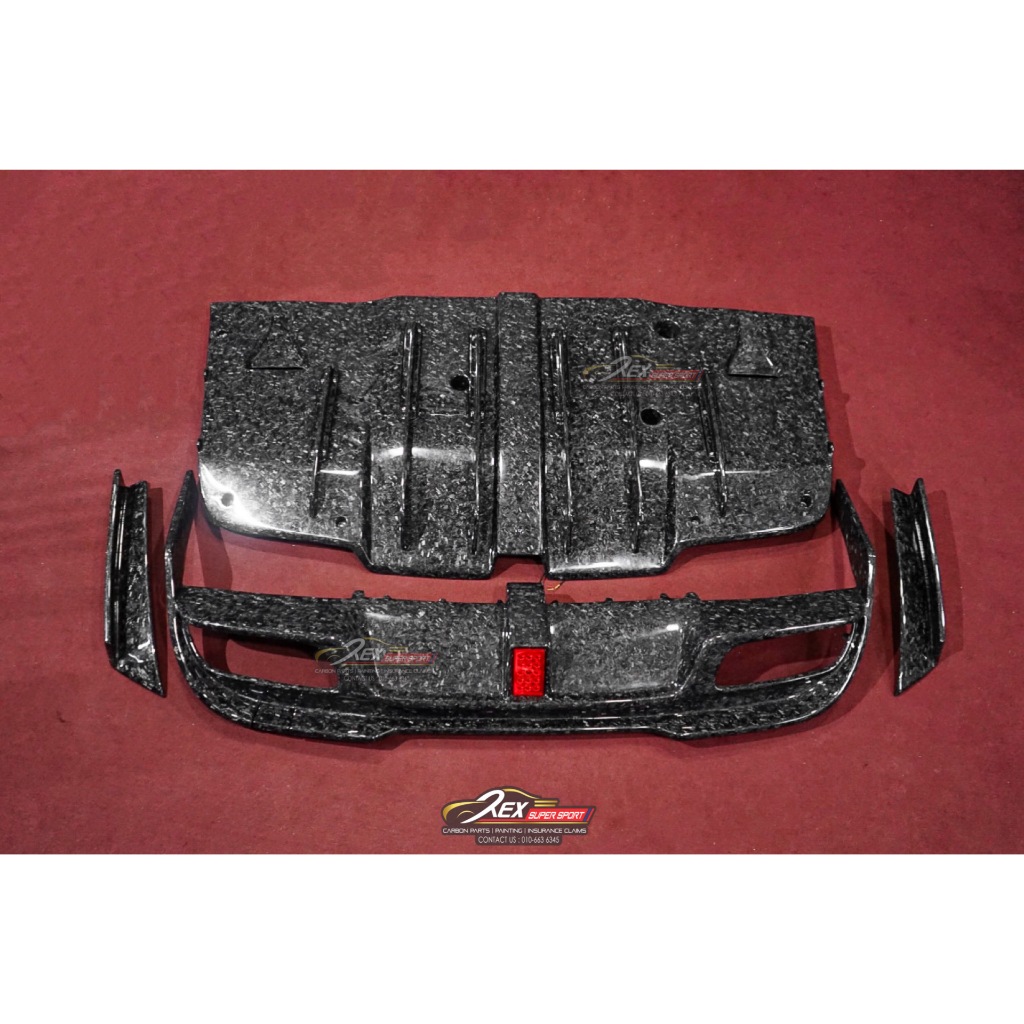 Mercedes Benz C-CLASS W205 C200 C250 C300 C43 C63 Rear Diffuser IMP ...