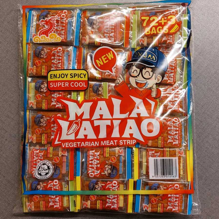 HALAL Thailand Mini Latiao Snack Tasty Spicy Flavored Stick 6 Strip / 8 ...