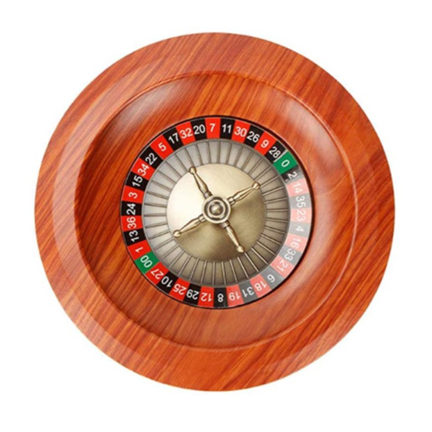 💥Malaysia Ready Stock💥12Inch Wooden Russian Roulette Table Game Lottery ...