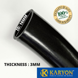 Karyon® Durable 16mm Black Hose PVC Hose for Garden, Agriculture, And ...