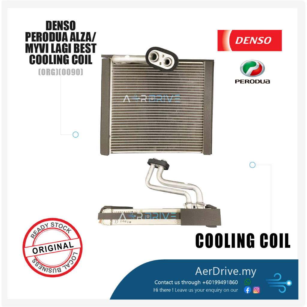 DENSO ORIGINAL PERODUA ALZA/ MYVI LAGI BEST COOLING COIL 0090 | Shopee ...