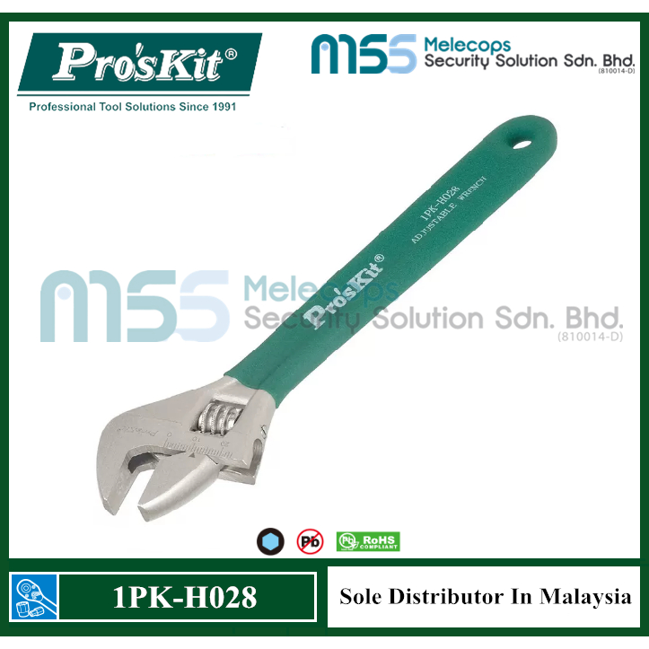 Pro'skit 1PK-H028 8'' Adjustable Wrench (200mm) | Shopee Malaysia