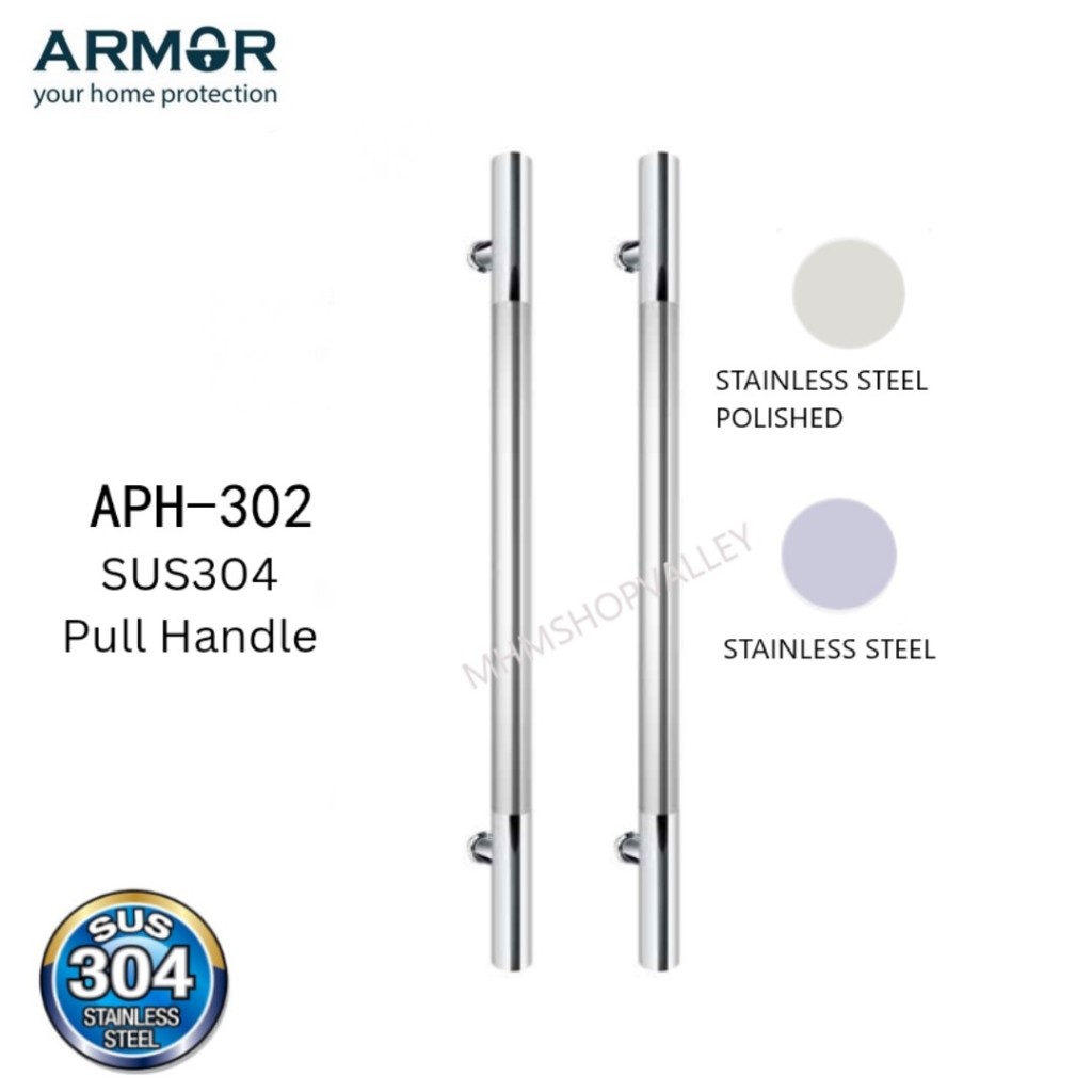 ARMOR PULL HANDLE APH-302 600/900/1200mm SSSP | Shopee Malaysia
