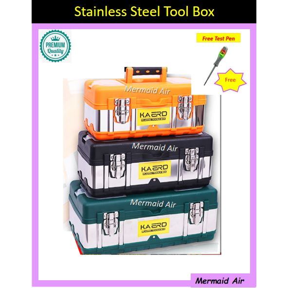 Stainless Steel Tool Box // Heavy Duty Tool Box // Stainless Steel Alat ...