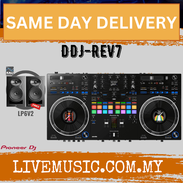 Pioneer DJ DDJ-REV7 Scratch-style 2-channel professional DJ controller ...