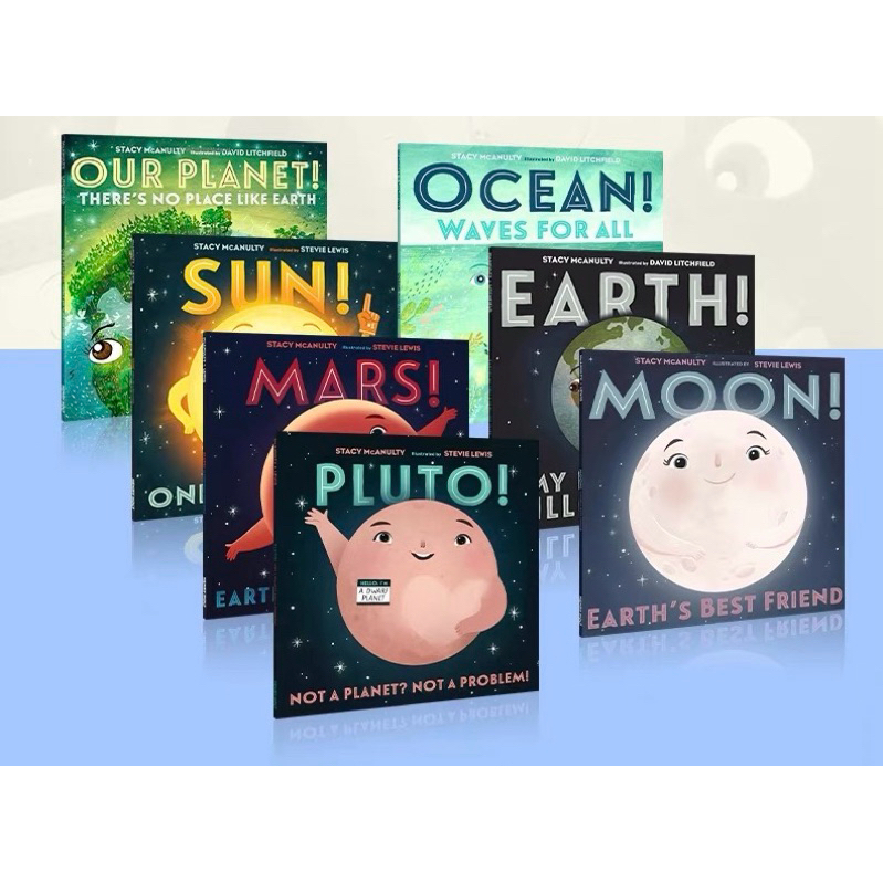 (7books) mars moon sun ocean earth pluto our planet by stacy mcanulty | Shopee Malaysia