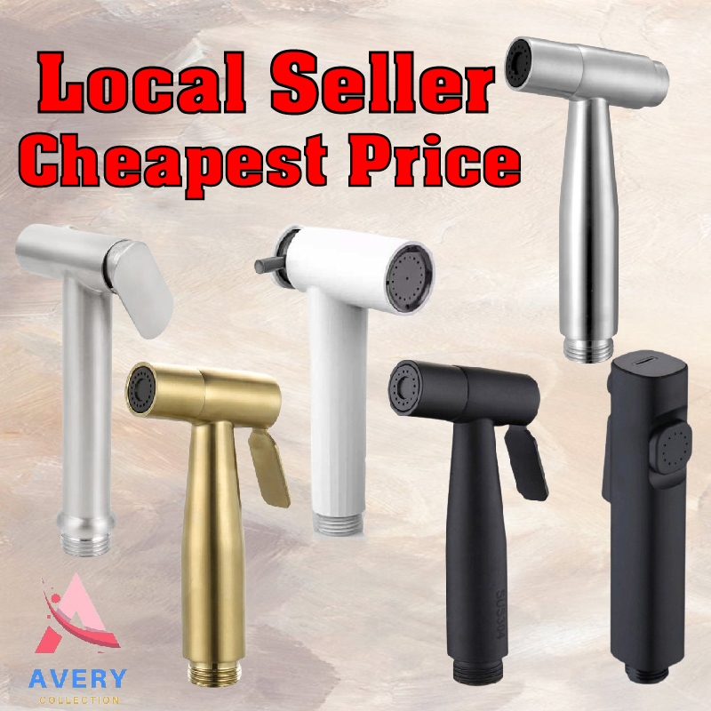 🇲🇾Local Seller Bidet Spray Gun 304 Stainless Steel/ABS Toilet Spray ...