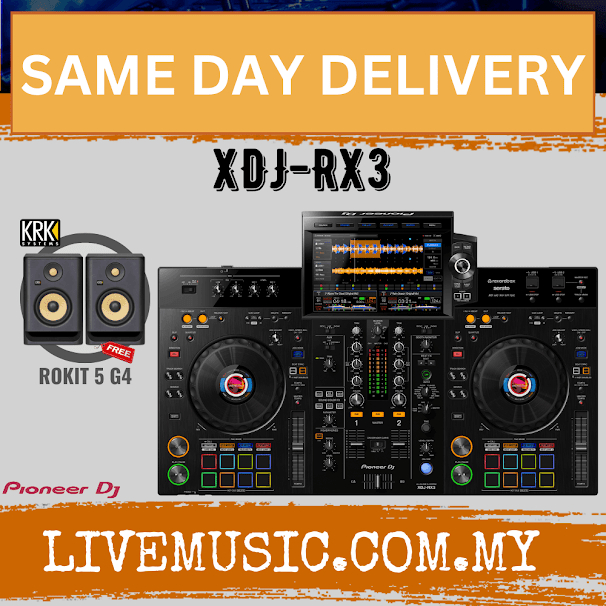Pioneer DJ XDJ-RX3 2-channel Performance All-In-One DJ System With Monitor Speaker And Case (XDJ ...