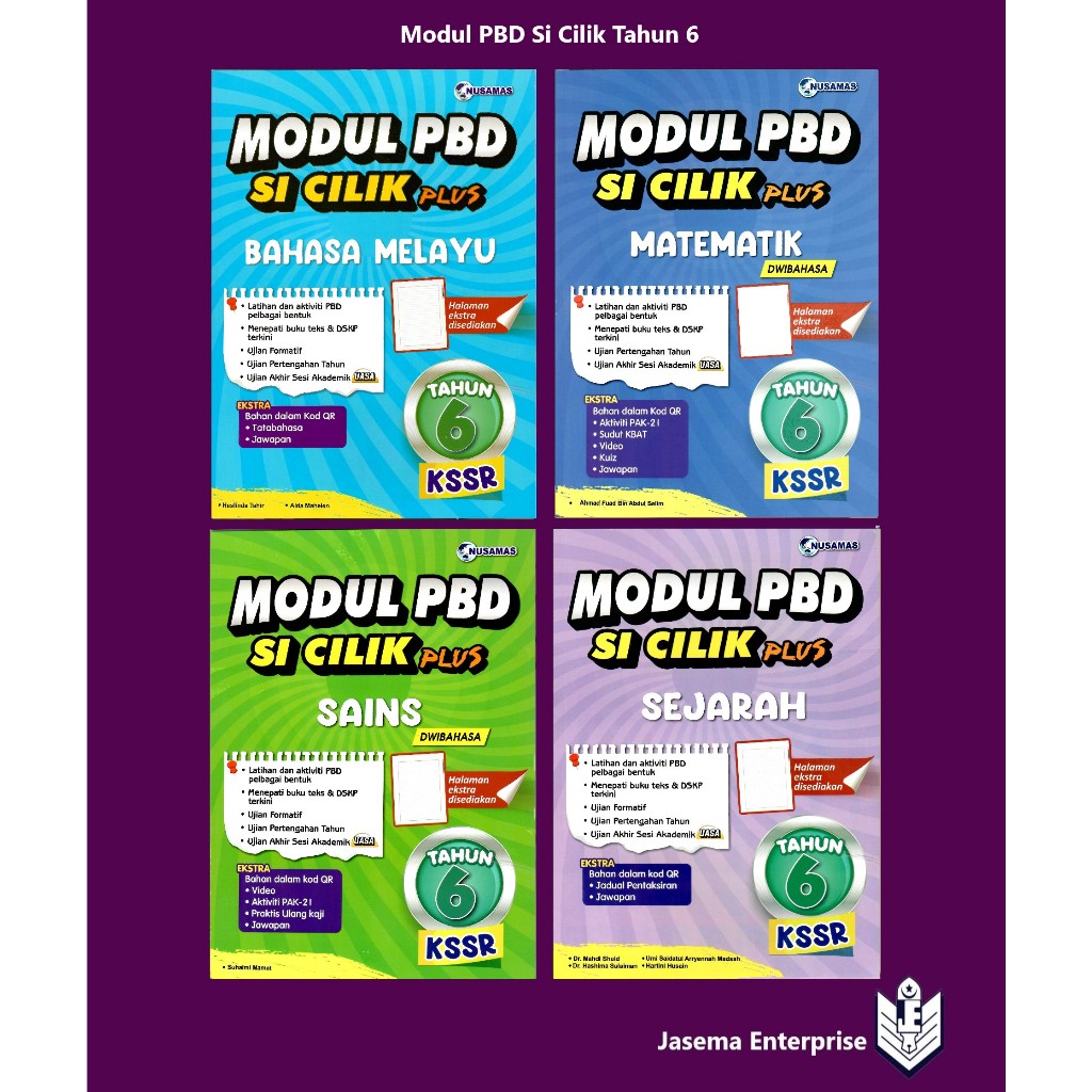 Modul PBD Si Cilik Plus Tahun 6 Bahasa Melayu | Matematik | Sains | Sejarah | Shopee Malaysia