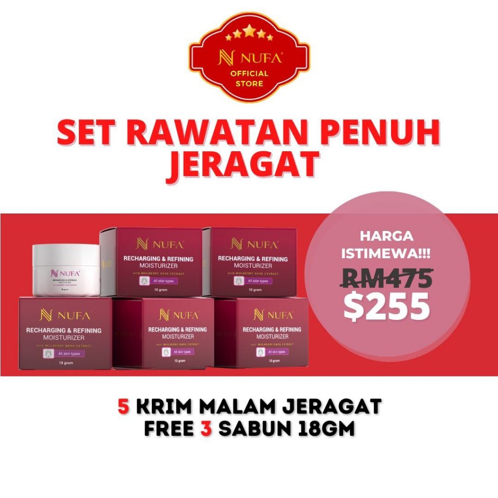NUFA - KRIM JERAGAT / JERAWAT / CERAH SEKATA (100% ORI HQ) | Shopee ...