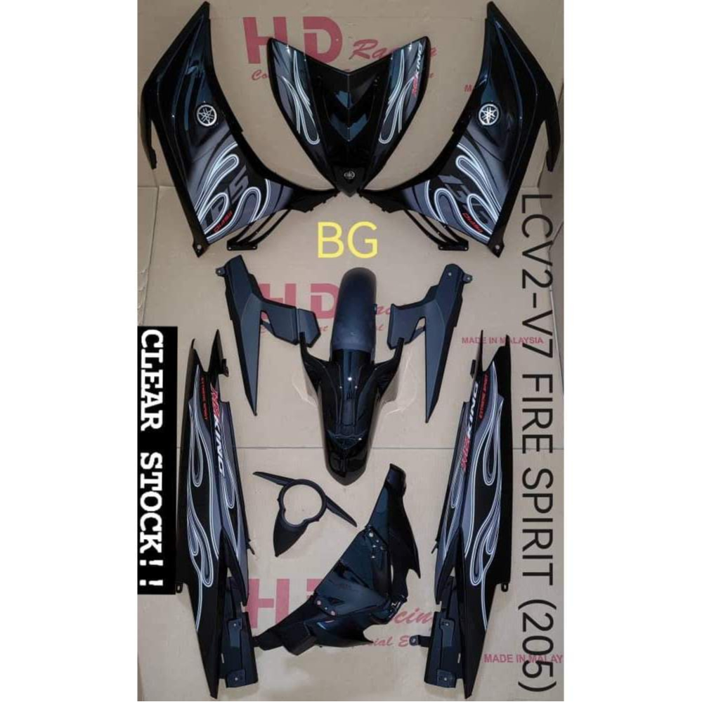 COVERSET YAMAHA LC 135 V2,V3,V4,V6 API & SNAIPER SIAP STICKER | Shopee ...