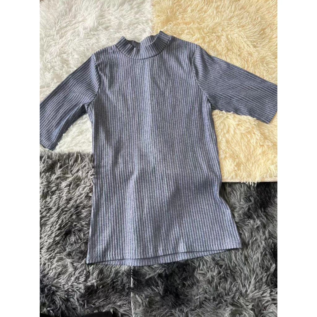 General Clothes Blue Long Sleeve Top | Shopee Malaysia