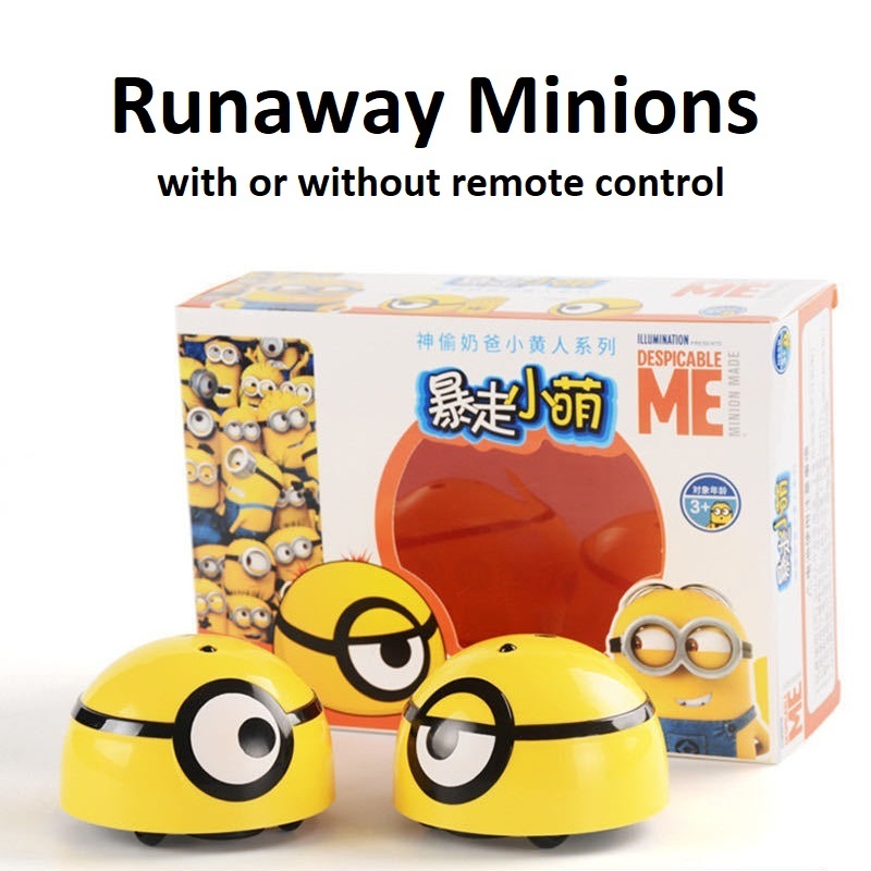 Runaway Minions intelligent dodge obstacle toy light & sound effect ...