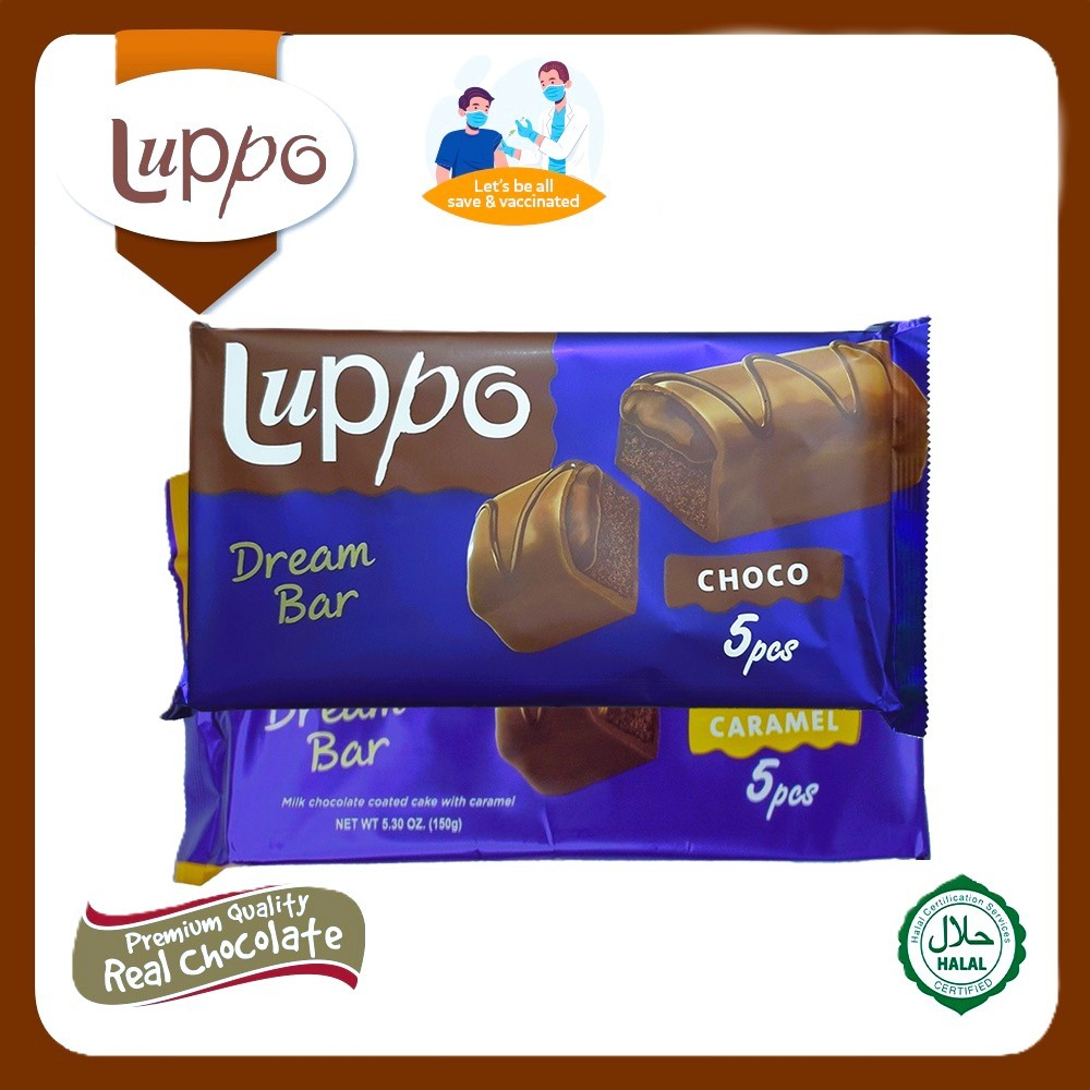 LUPPO DREAM BAR CHOCO/CARAMEL CAKE 5's 30g | Shopee Malaysia