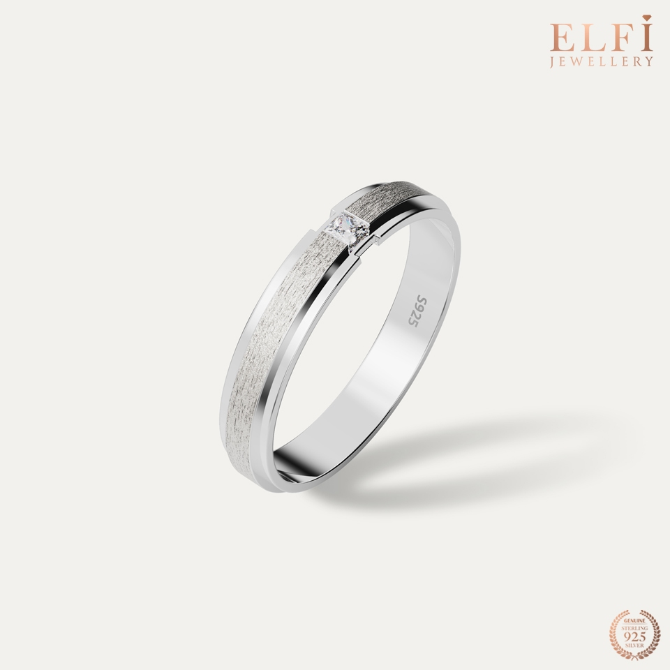 ELFI Elio 925 Silver Ring L8 | Shopee Malaysia