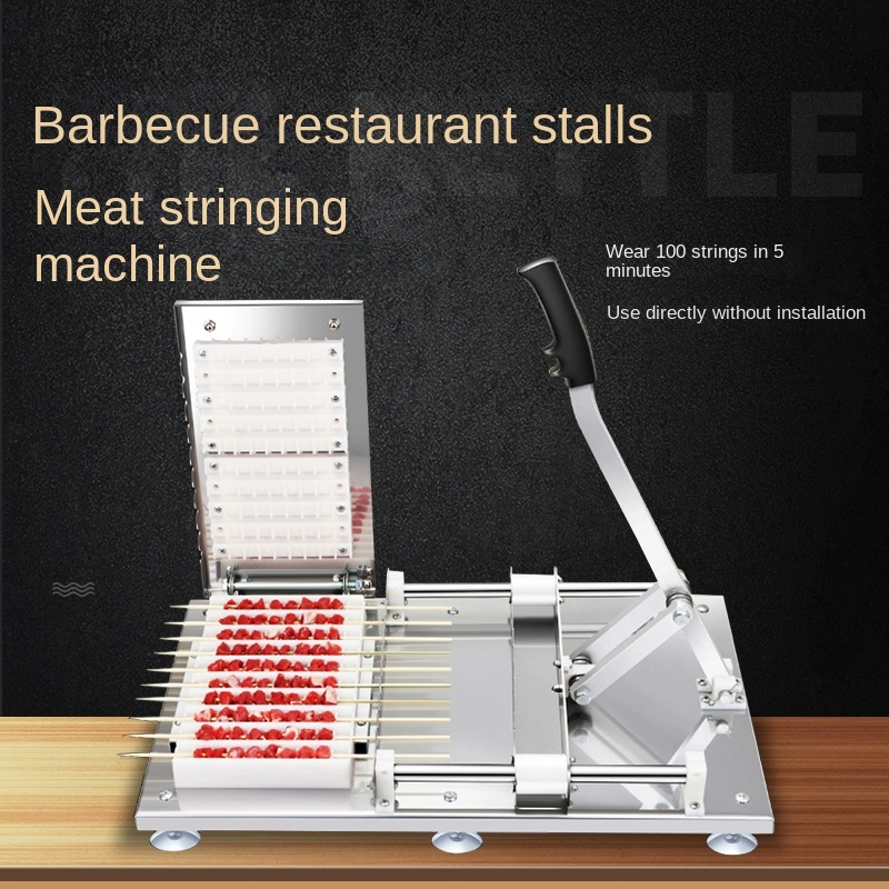 Mesin Cucuk Sate Ayam, Daging, Kambing Manual Senang Mudah, Pantas ...