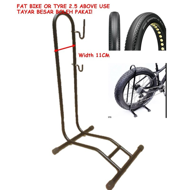 STAND BASIKAL UNTUK FAT BIKE, E-BIKE, STAND BASIKAL MENURUN, TAYAR ...