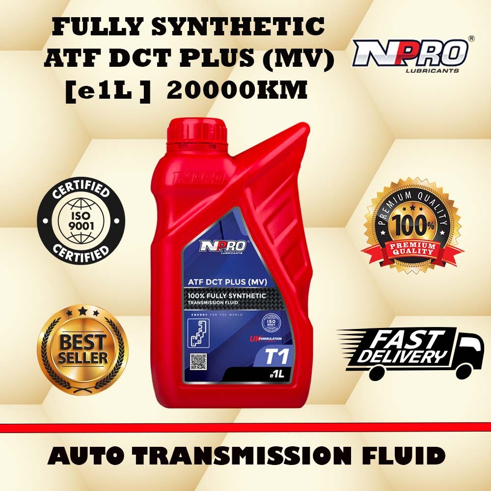 NPRO T1 - Minyak Gearbox DCT ATF Fully Synthetic Dual Clutch ...