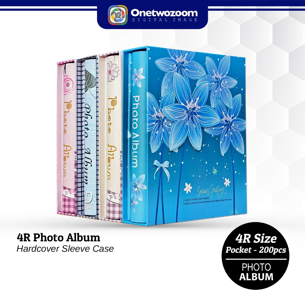 4R Photo Album (200pcs) | Hardcover Pocket Album | Sleeve Case Album ...