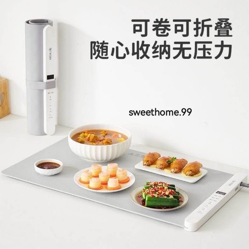 Ankale Foldable Electric Dishes Warmer With Adjustable Temperature ...