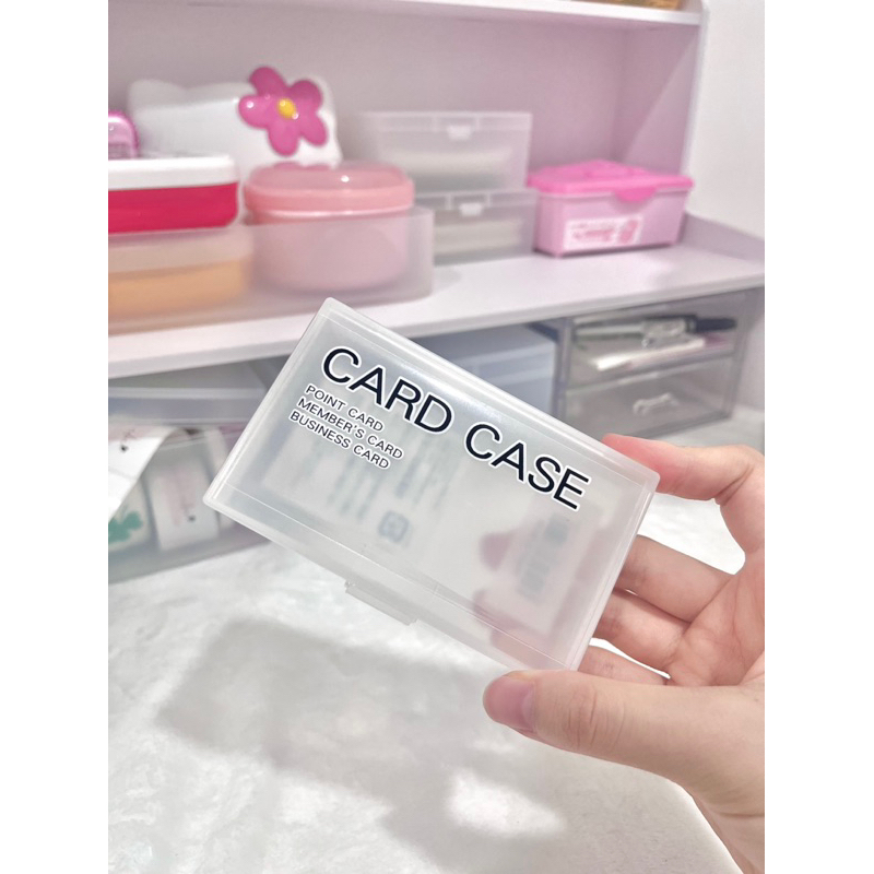 🍥 daiso japan card case for photocards storage box | Shopee Malaysia