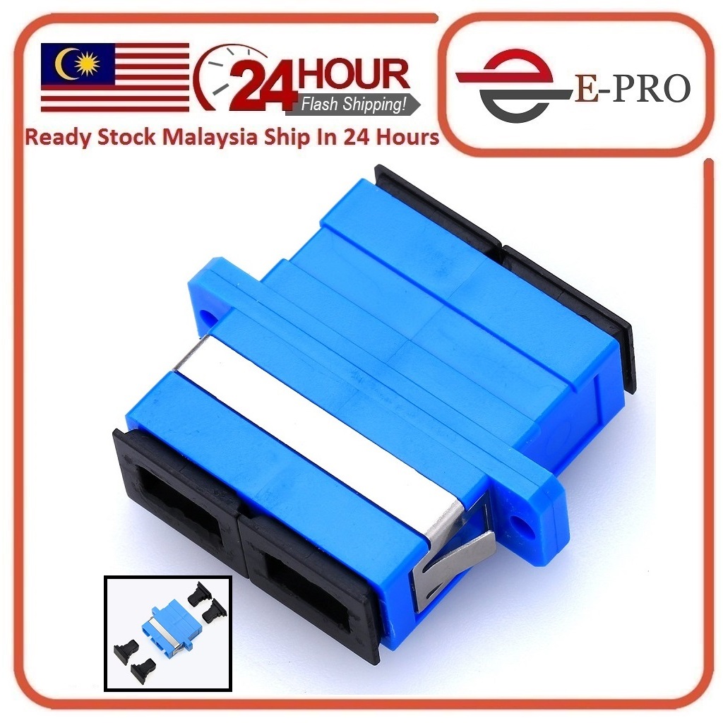 Fiber Optic Coupler SC/UPC-SC/UPC Single mode Blue Duplex Adapter ...