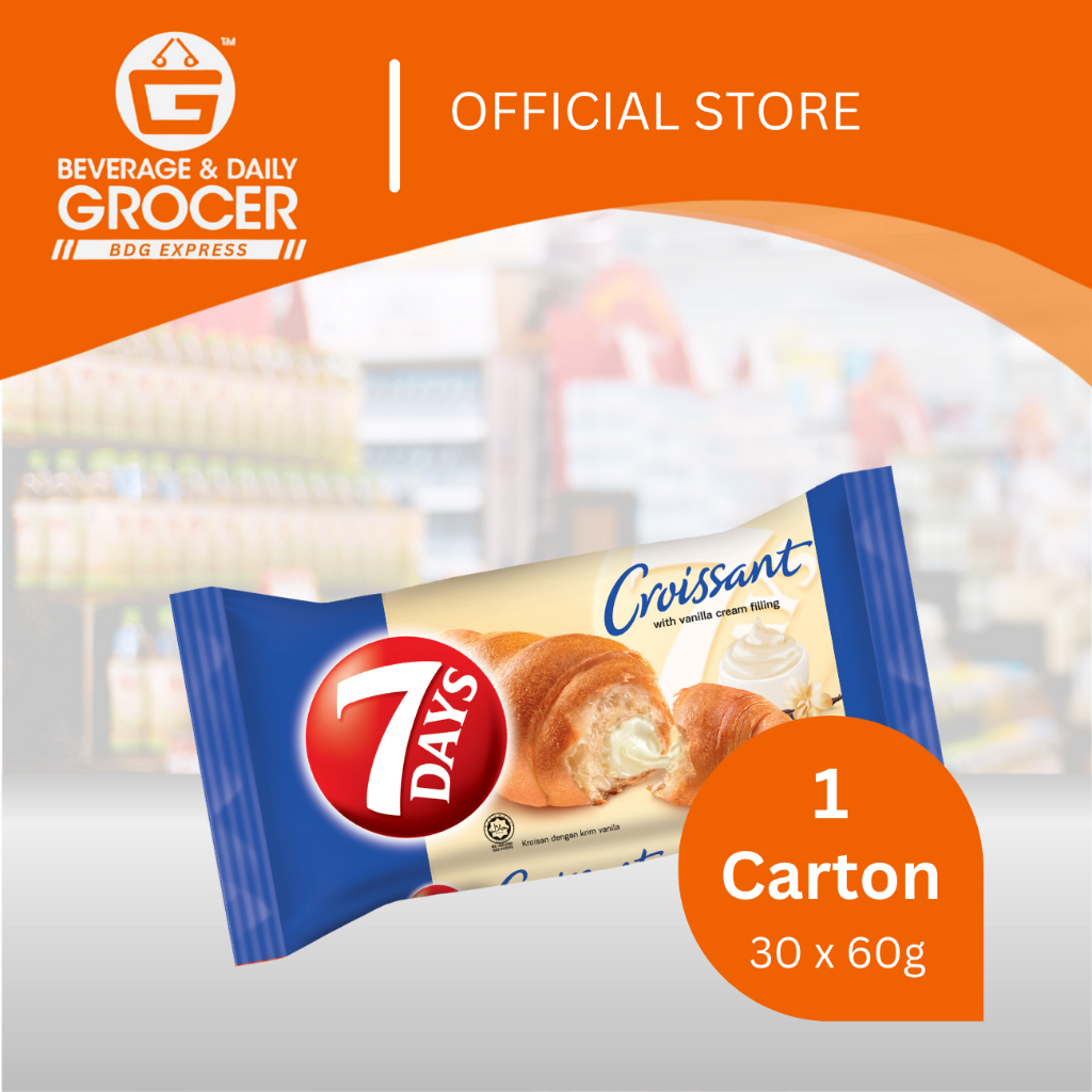 7 DAYS Vanilla Croissant 60g (30 x 60g) 1 Carton | Shopee Malaysia
