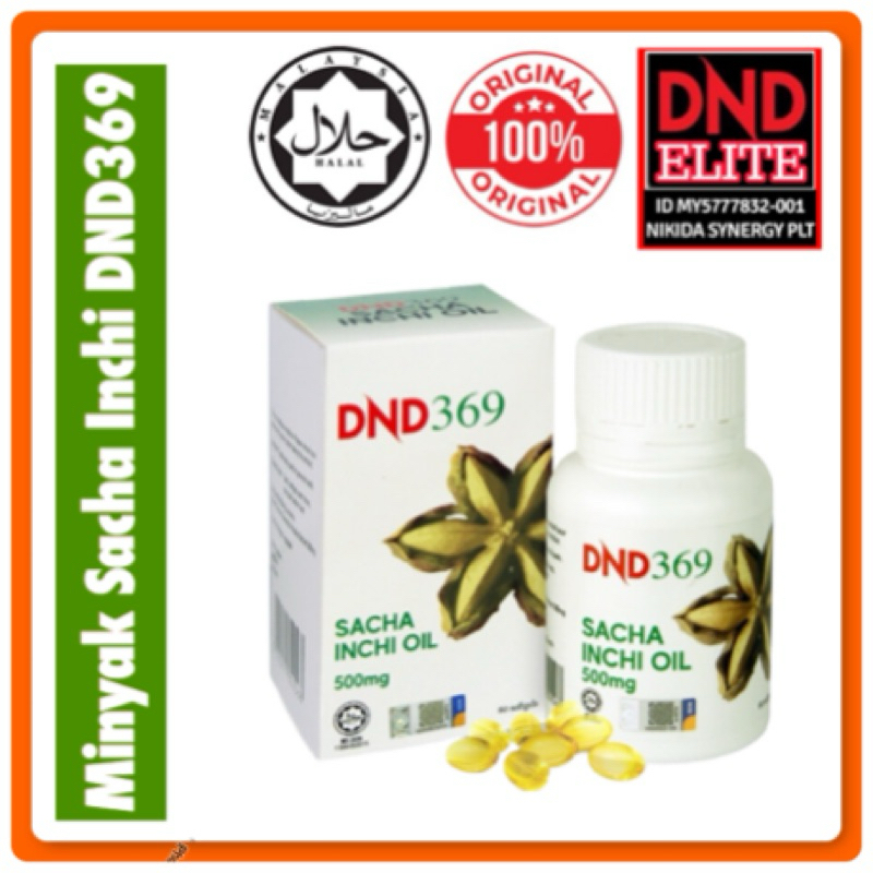 1 Botol DND SACHA INCHI OIL (DND 369) by Dr NOORDIN DARUS. Immuniti ...