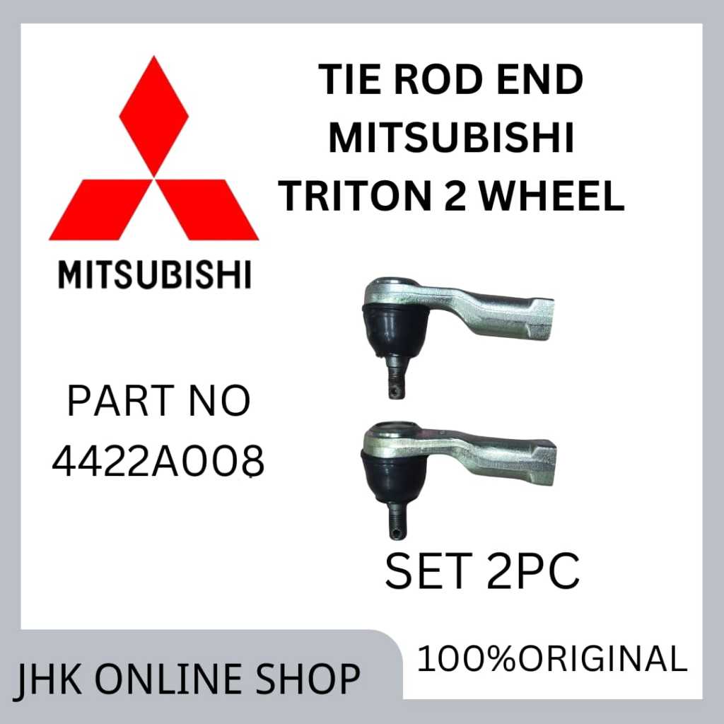 MITSUBISHI TRITON 2 WHEEL TIE ROD END SET 100%ORIGINAL | Shopee Malaysia