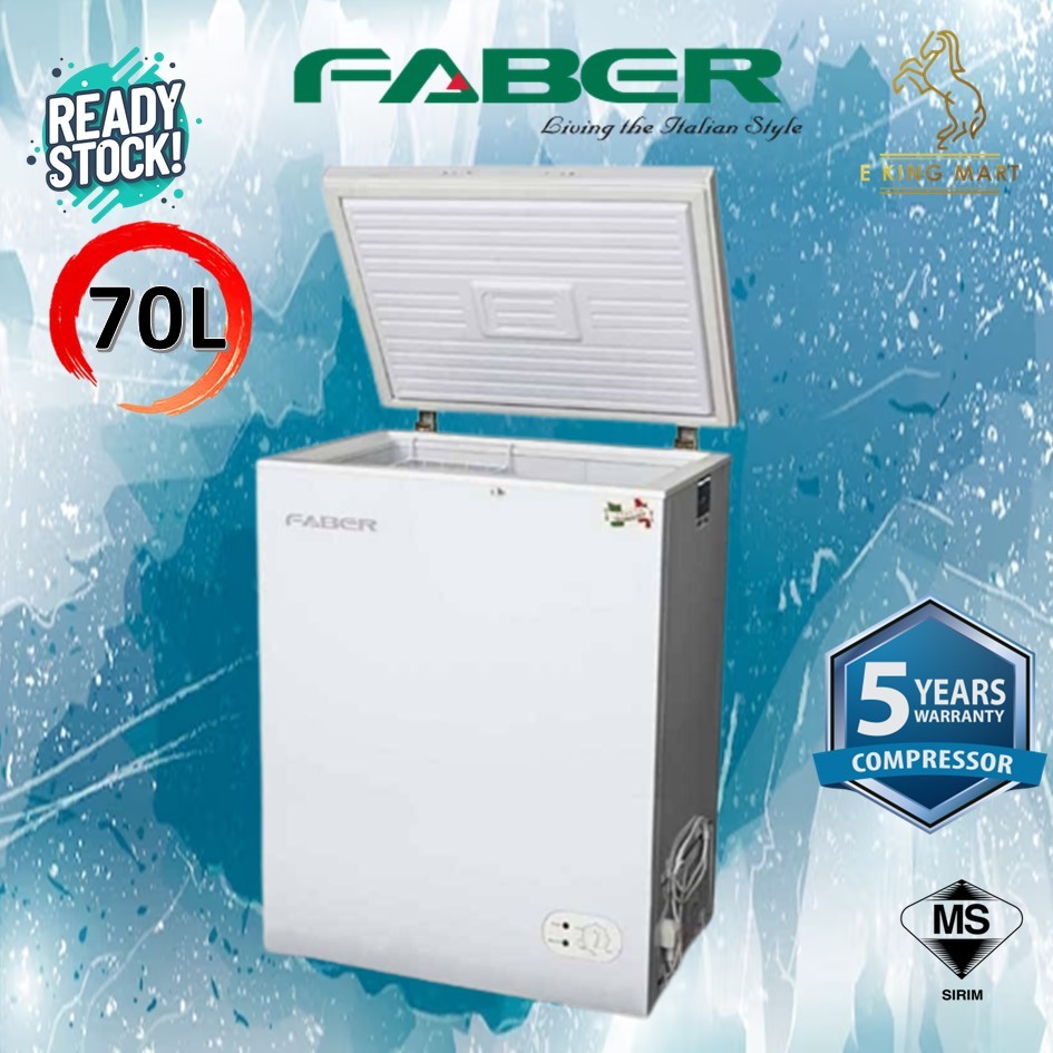 Faber Deep Freezer FZ-F88(N) 70 Liters DUAL Function Chest Freezer ...